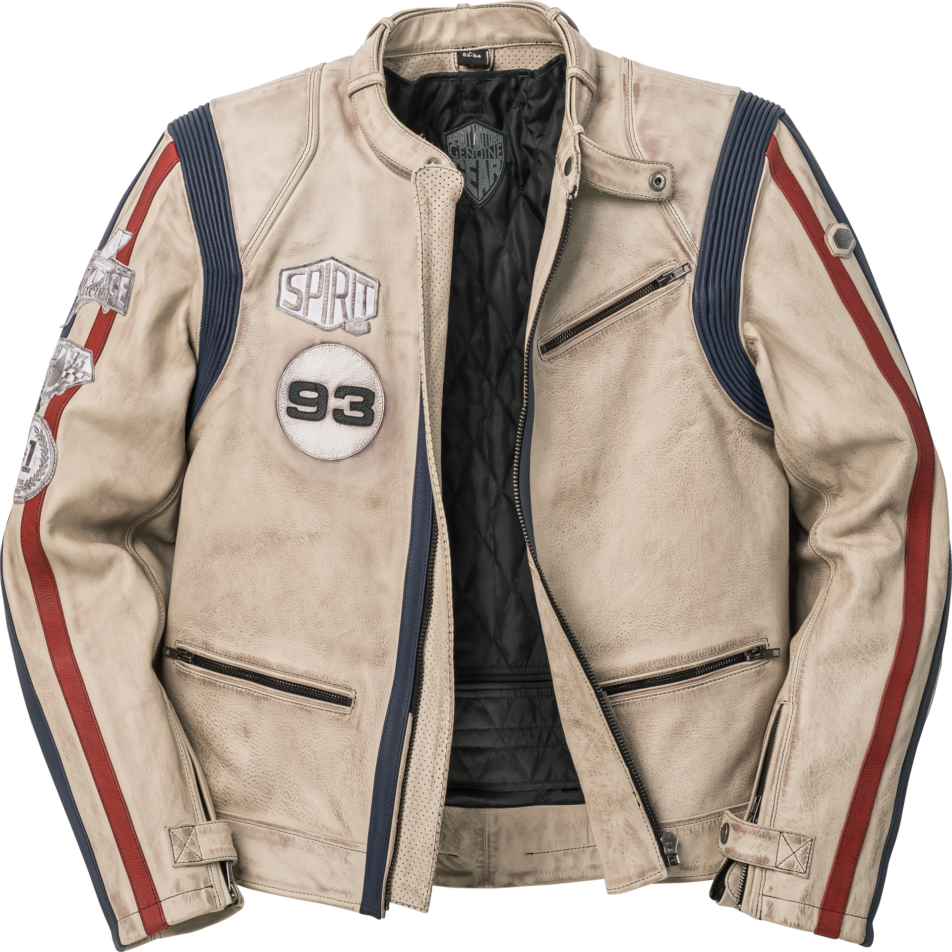 Wunderschone Spirit Motors Lederjacke Ebenbild